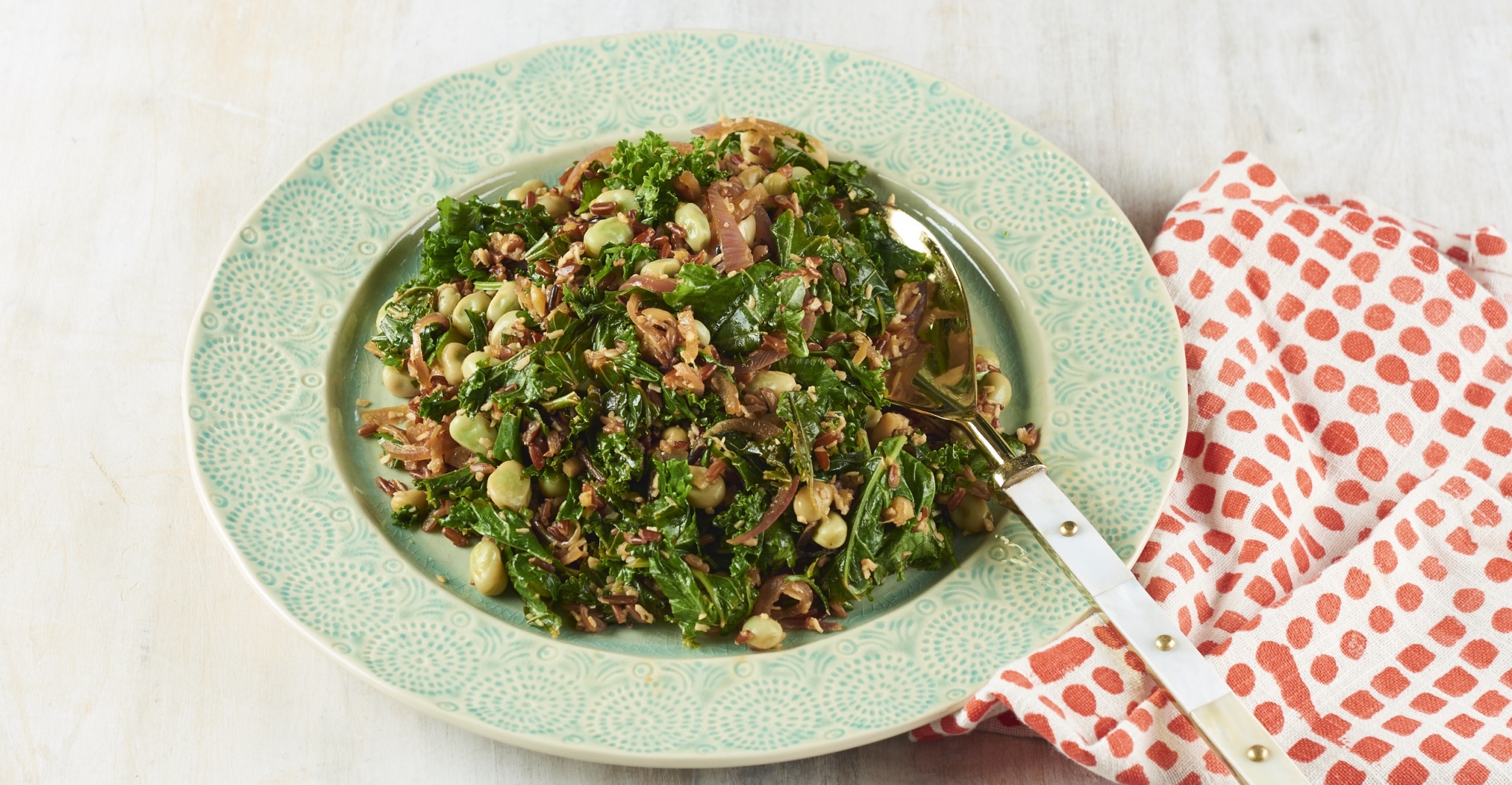red rice, kale and edamame salad - Calgary Avansino | eat.feel.live.well